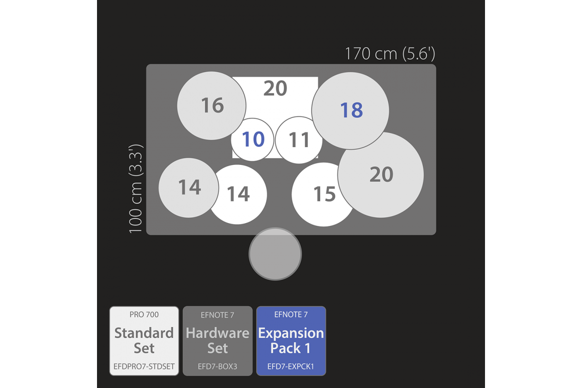 EFNOTE PRO 701 Traditional Set